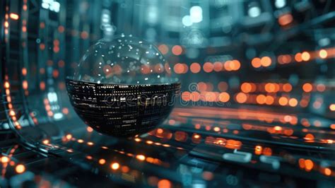 Digital Vortex With Glowing Data Streams Showcasing Digital Art And Technology Design Aig53m