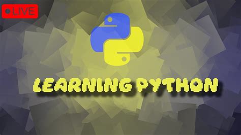 attempting to learn python live coding youtube