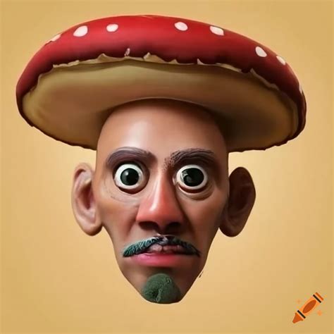 Mushroom Head Mexican Guy On Craiyon