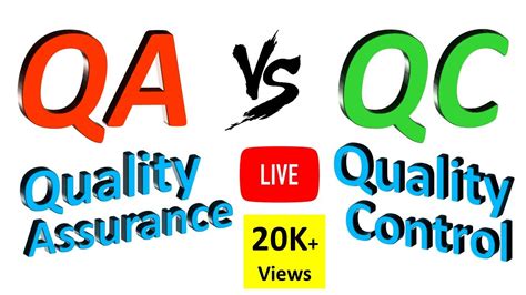 Difference Between QA And QC Quality Assurance Vs Quality Control QC Vs QA In