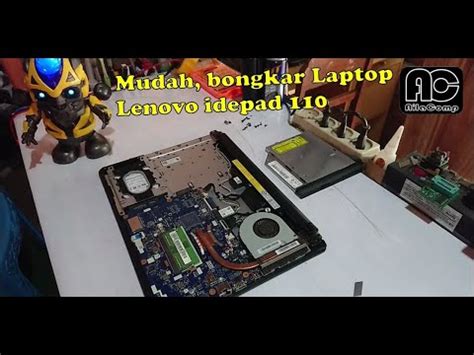 Cara Bongkar Laptop Lenovo Ideapad 110 YouTube