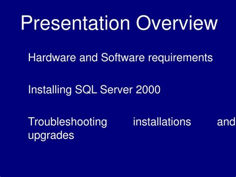 Ppt Microsoft Sql Server Powerpoint Presentation Free Download Id