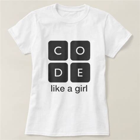 Code Like A Girl Shirt Geeky Clothes Shirts For Girls Shirts