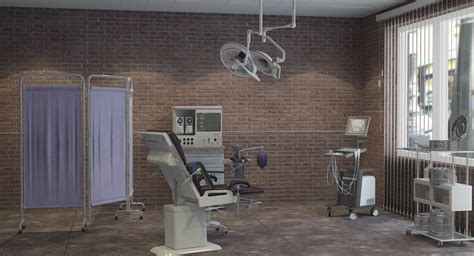 D Gynecological Room TurboSquid