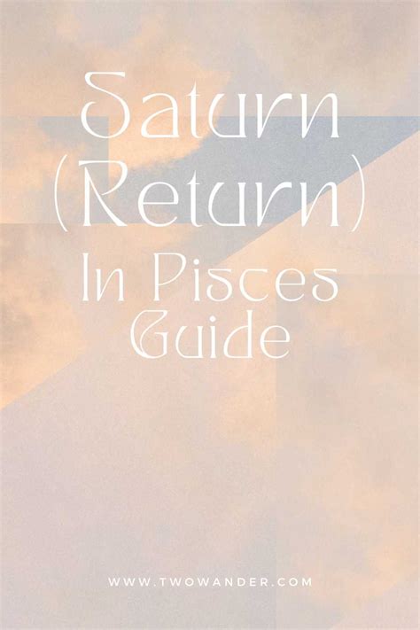 Saturn Return In Pisces Two Wander X Elysium Rituals