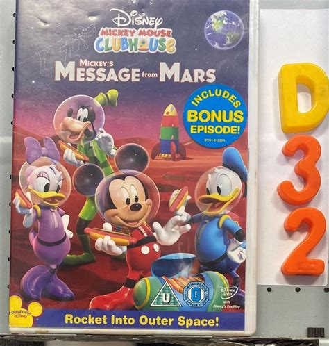 Mickey Mouse Clubhouse Mickeys Message From Mars [dvd] £1 99