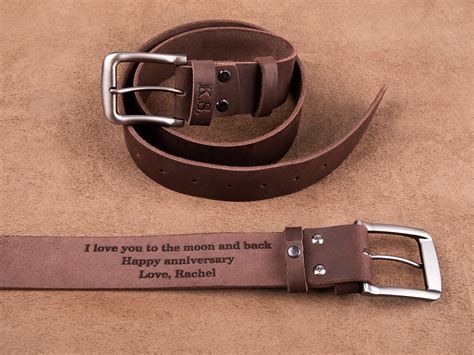 Custom Leather Handmade Belts For Men Personalized Mens Etsy
