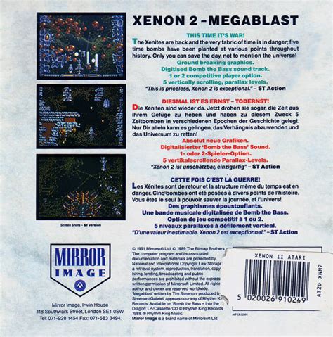 Xenon 2 Megablast Box Shot For Sharp X68000 Gamefaqs