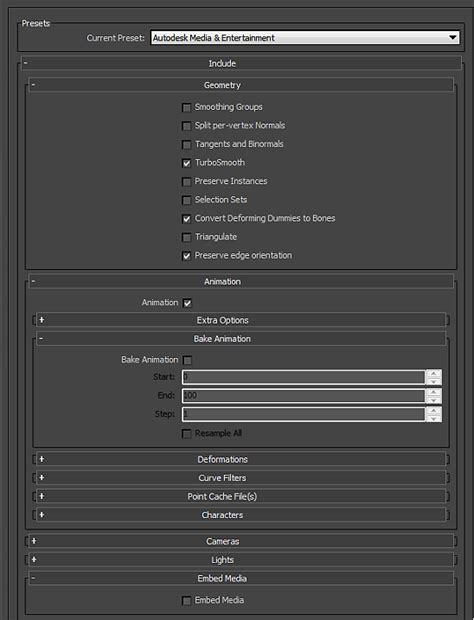 Unity Manual Fbx Export Guide