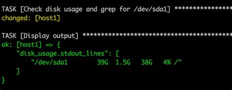 using ansible shell module to execute remote commands