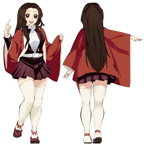 Kny Oc Demon Slayer Uniform Female Reference Kny Oc Uniform Ideas