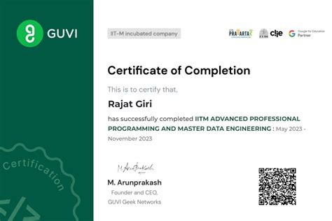 Rajat Giri On Linkedin Dataengineer Guvi