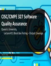 Lecture Pdf CISC CMPE Software Quality Assurance Queen S University Lecture