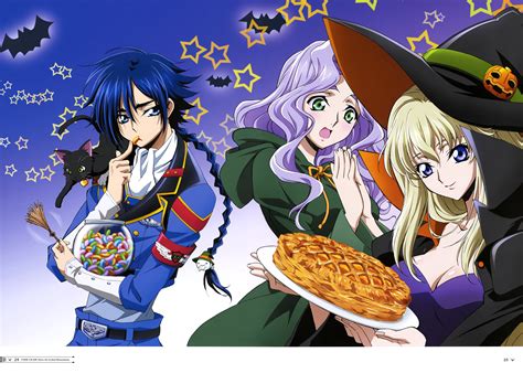 Anna Clement Hyuuga Akito Leila Malcal Code Geass Code Geass Boukoku No Akito Uniform