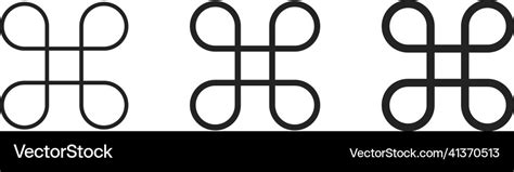Command Symbol Royalty Free Vector Image Vectorstock