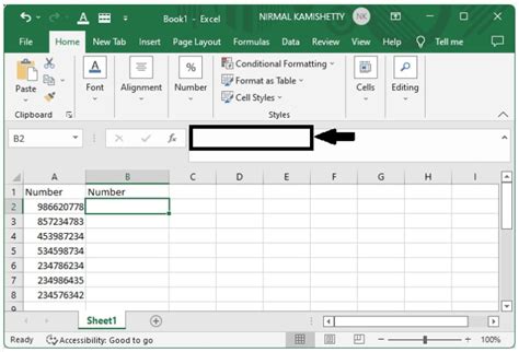 How To Add Spaces Between Numbers In Excel