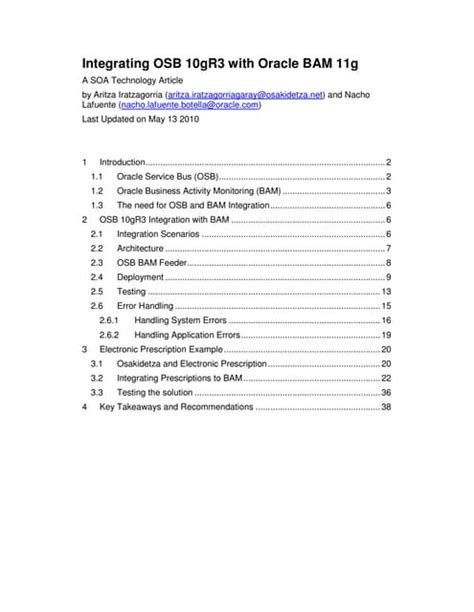 Osb Bam Integration Pdf Operating Systems Computer Software And Applications