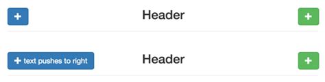 Html Bootstrap Center Align Page Header With Floating Buttons Stack Overflow