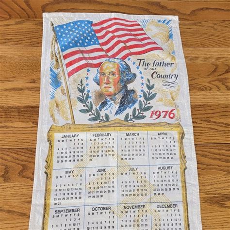 1976 Calendar Etsy