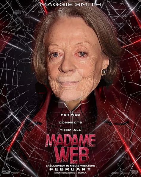 Madame Web Starring Maggie Smith Movie Poster By Tezofalltrades On