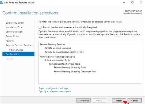 How To Install Remote Desktop Services Terminal Services On Server 2016 2012