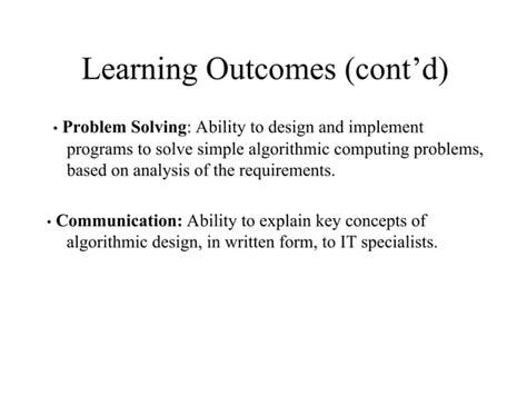 Introduction To The Programing Fundamentals Courseppt