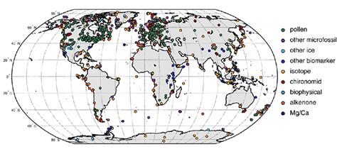 26 Spatiotemporal Data Availability Of Records In The Temperature 12k