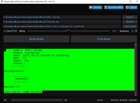 I Get Keyerror On Merge DiStyApps Merge Stable Diffusion Models Without Distortion Gui