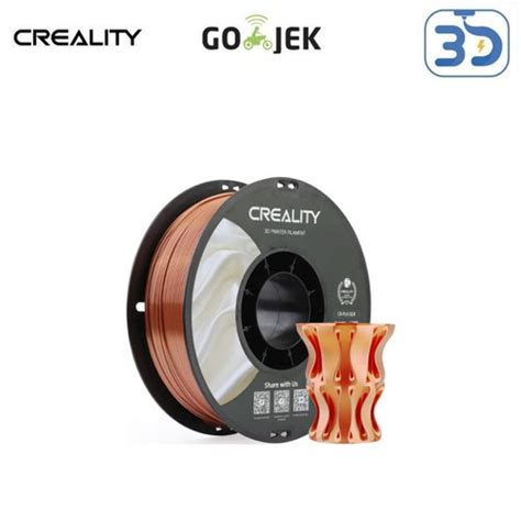 Jual Original Creality Cr Silk Pla 3d Printing Filament Smooth Print