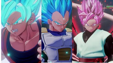 Dragon Ball Z Kakarot Goku Black Dbsh Transformations Mods Youtube