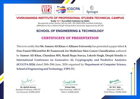 Ai Machinelearning Deeplearning Skincancerdetection Research Sameer Ali Khan
