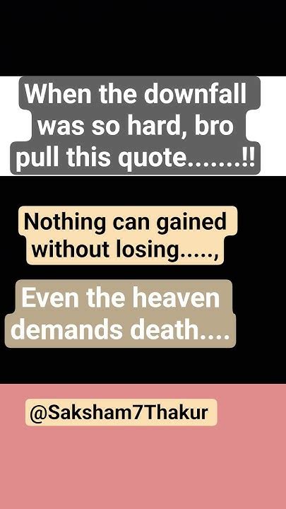 Motivation Even The Heaven Demands Death Youtube