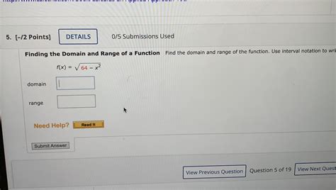 Solved 2 Points 05 Submissions Used Finding The Domain