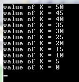 C For Loop