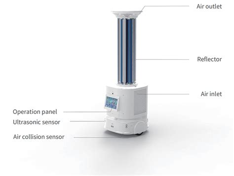 Disinfection And Sterilization UV Sterilization Robot