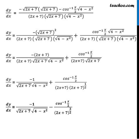 Misc Differentiate Cos X Root X Teachoo