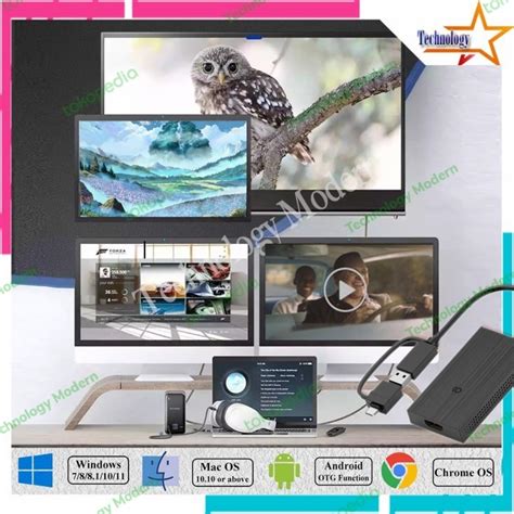 Jual Usb 30 To Hdmi 4k Extend 4 Monitor Display Support Rotate Screen Shopee Indonesia