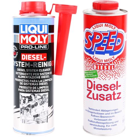 LIQUI MOLY Speed Dieselzusatz 1L + Diesel-System-Reiniger 500mL ...