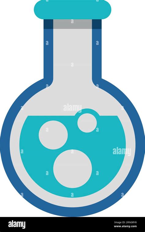 Chemical Flask Icon Science Lab Glass Symbol Stock Vector Image And Art Alamy