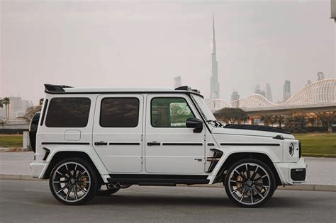 Rent Mercedes G Class Brabus G800 Carbon Kit White And Black In Dubai Suv Octanerent