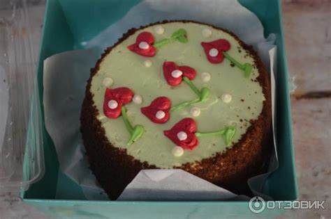 Отзыв о Торт Маркет Перекресток Бенто Шоколадный с вишней вкусный маленький тортик очень