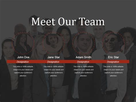 Meet Our Team Ppt Powerpoint Presentation Show Outfit