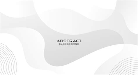 Premium Vector Abstract Wavy White Background