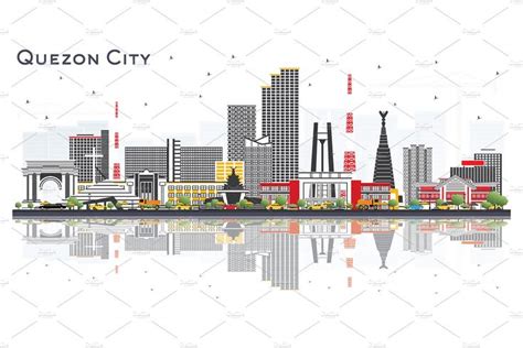Quezon City Skyline A Stunning View Of The Philippines Business