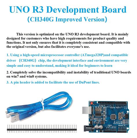 getuscart wwzmdib uno r3 board compatible with arduino uno atmega328p