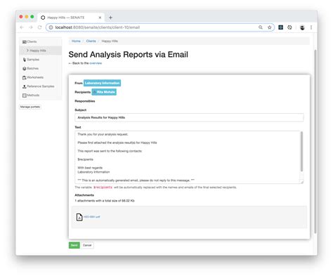 Sample Basics · Senaite