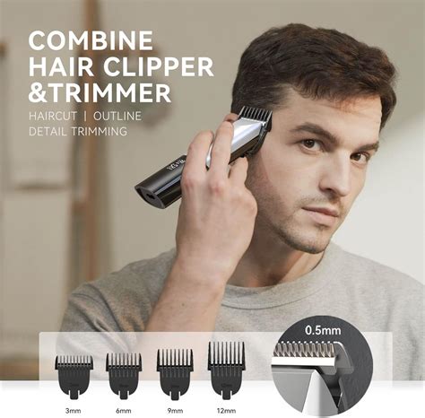 Hair Trimmer For Men With Digital Displaydeluxe Multifunctional
