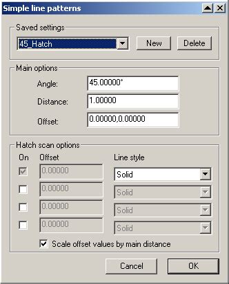 Executing The Hatch After Selecting The Pattern And Modifications
