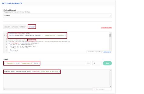 Ttn Encoder And Payload Format · Issue 24 · Thesolarnomadlora