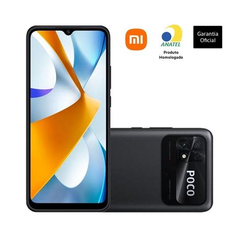 SMARTPHONE POCO C40 TELA 6,67'' 4GB+64GB - Preto | Netshoes